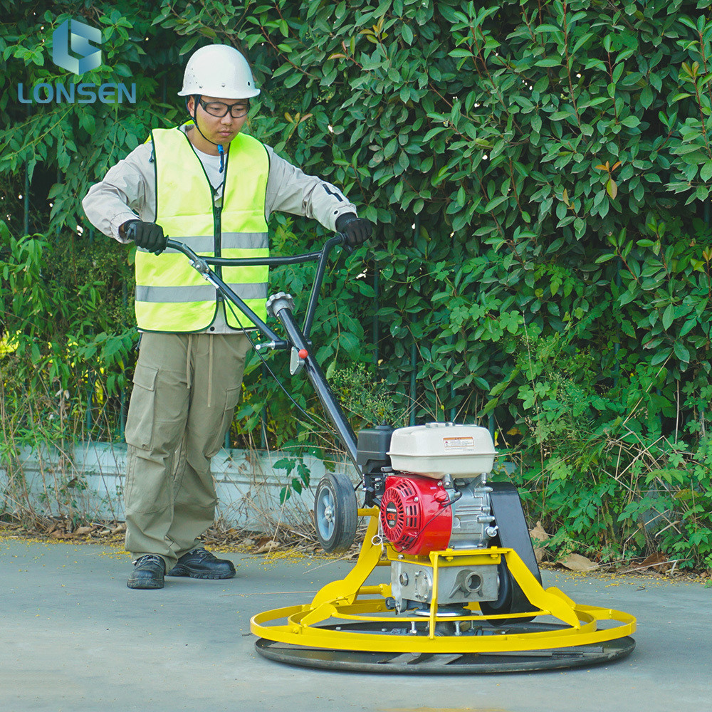 1000*1000*350mm Walk Behind Easy Move Portable Concrete Power Trowel ...